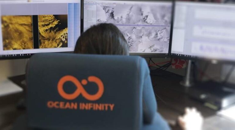 Ocean Infinity charters subsea support vessel from Island Offshore