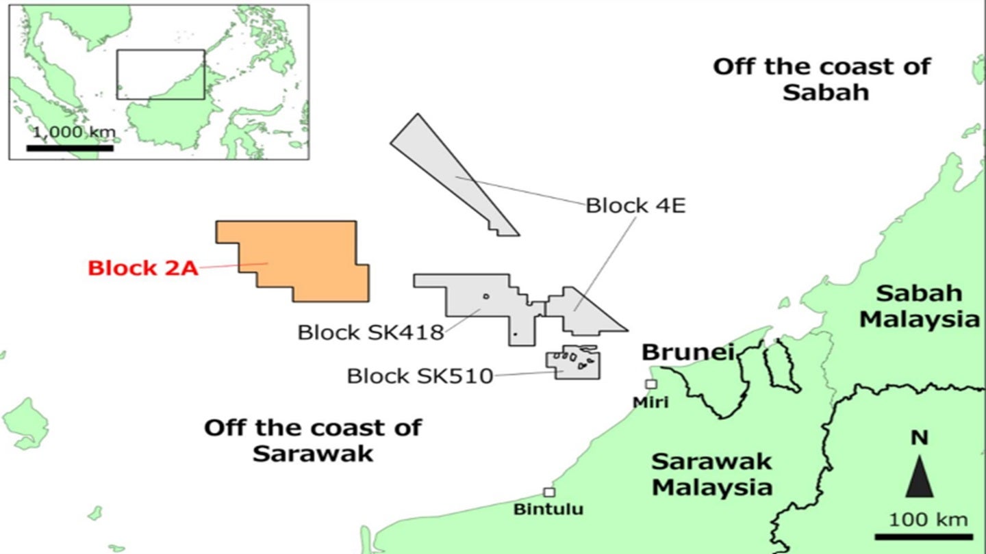 INPEX secures 42.5% interest in Block 2A offshore Malaysia