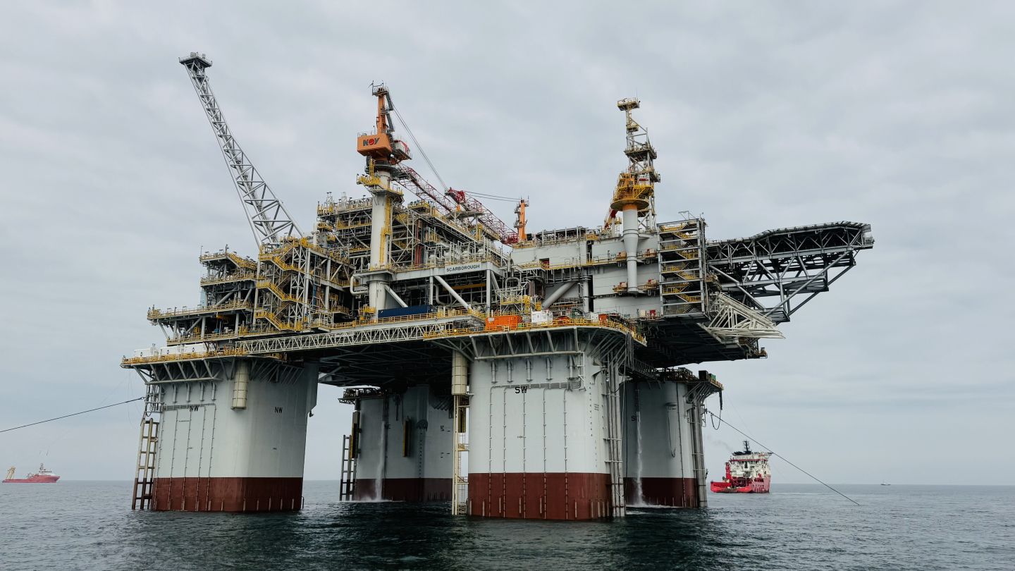 Scarborough Project advances with FPU reaching Carnarvon Basin